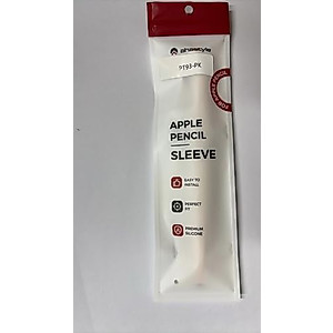 AhaStyle Anti-Slip Case Sleeve Silicone Protective Skin [ Added Cable Adapter Tether Kit] Compatible with Apple Pencil 1st Generation