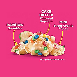 CRUNCH 'N MUNCH Birthday Cake Flavored Popcorn Clusters, 5.5 oz.