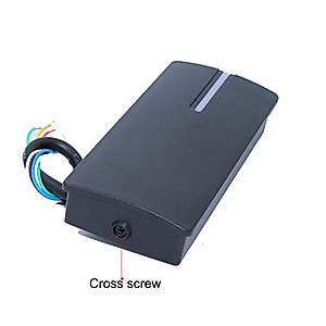 No Relay Access Control Reader Proximity Card Reader Wiegand 26/34 Bit Output Door Access Reader Waterproof IP68 Access Control 125KHZ Card Reader with 10 Color Key