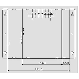 YILETEC 10.4" YL-104T 4: 3 Open-Frame Resistive Touch Screen LCD Monitor