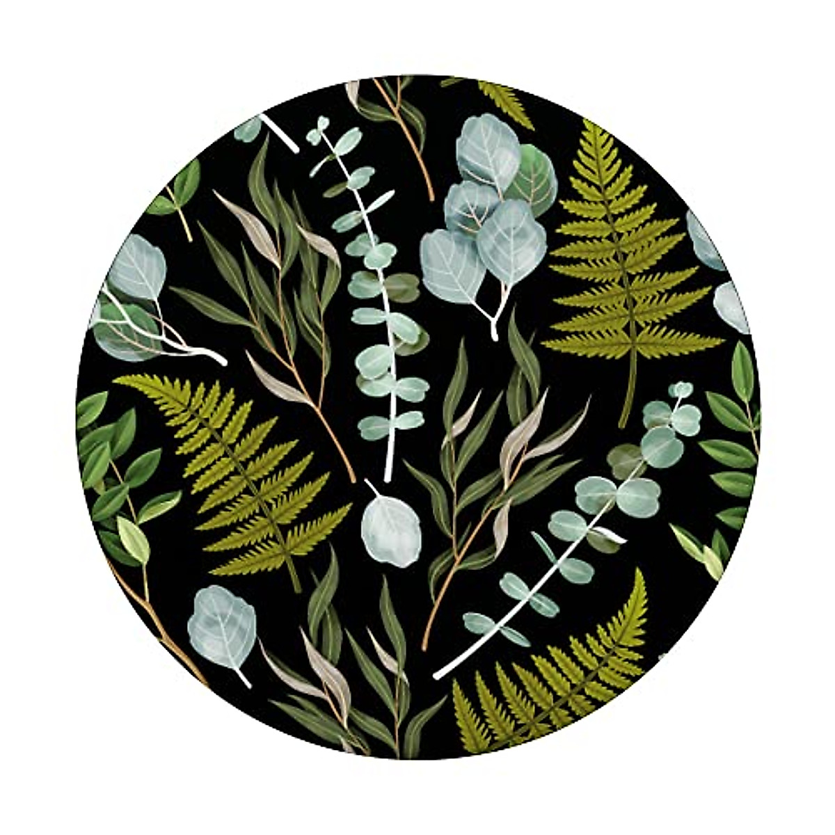 Eucalyptus Green Leaf Watercolor Branches Leaves Plant PopSockets Swappable PopGrip