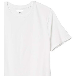 Amazon Essentials Men's Crewneck Undershirt, Pack of 6, White, X-Large