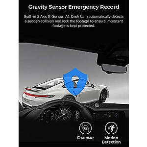 Dash Cam 4K WiFi Ultra HD 2160P Dash Camera for Cars, Car Camera, Dashcams for Cars with Night Vision, 24 Hours Parking Mode, Loop Recording, G-Sensor, APP, Support 256GB Max