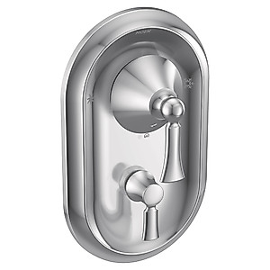 Moen T4500 Wynford Posi-Temp with Built-in 3-Function Transfer Valve Trim Kit, Valve Required, Chrome