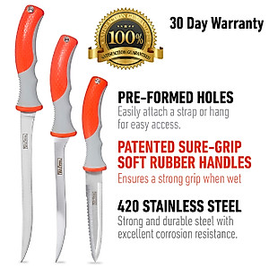 Wild Fish 6-peice Fish Fillet Set, Multipurpose Set Ideal for Cleaning Fish and Many Other Kitchen Tasks