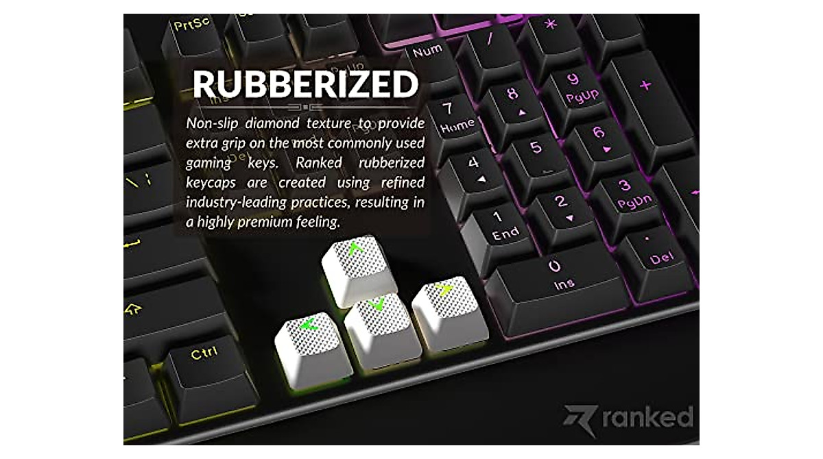 Ranked Rubber Keycap Set - Improve Your Gaming Performance
