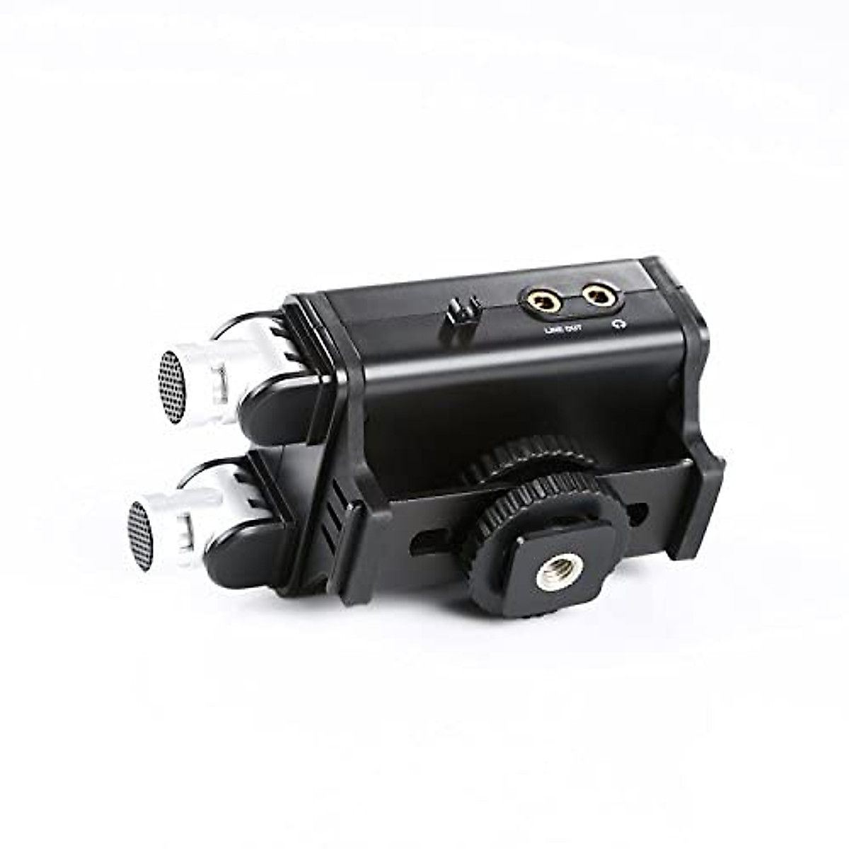 Movo/Sevenoak Camera Stereo Camera Microphone - Condenser Video Mic with 90°-120° Adjustable Directional Mic Capsules - Compatible with Sony, Nikon, and Canon DSLR Cameras