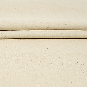 Roc-Lon 44/45" 100% Cotton Osnaburg Natural Perm Press, Cut by Yard, Off-White