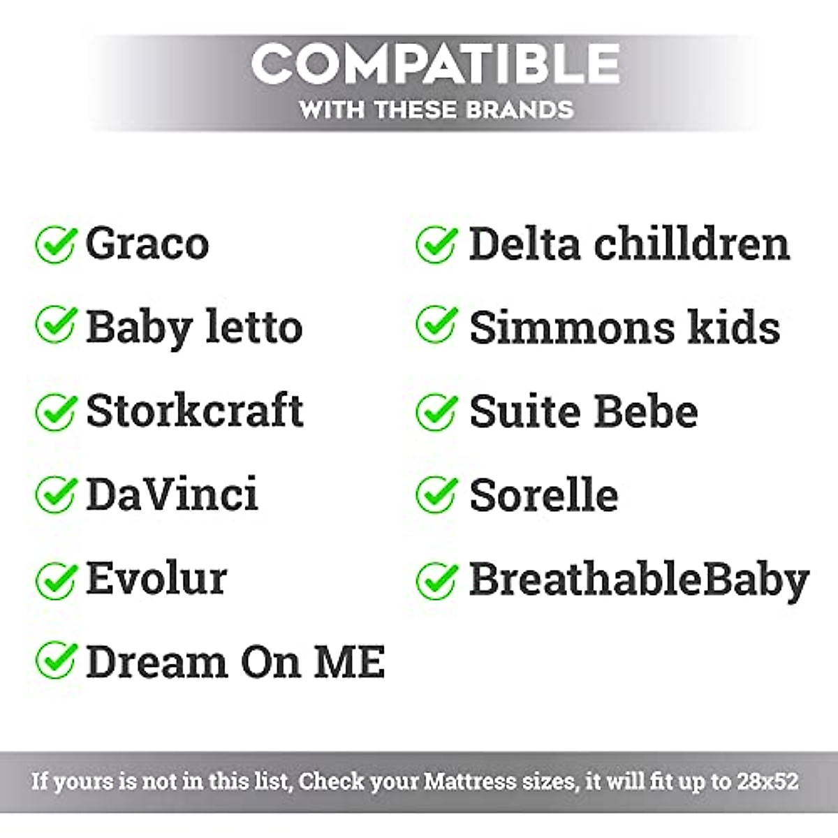 Lilly B. Pack of 3 Crib Sheets - 100% GOTS Organic Cotton - 2 Fitted Crib Sheets Neutral with 1 Waterproof Mattress Protector for Baby Boys and Girls, fits All Shapes up to (52Lx 28Wx 6H) Inch