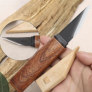 TEEMAD Bonsai scissors 1PC Carbon Steel Professional Pruning Grafting Knife Crude Wood Handle Garden Cutter Scissor Seedling Tools