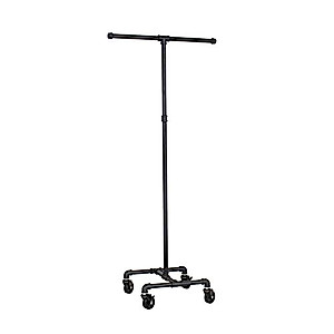 Industrial Clothing Rack Heavy Duty Pipe 2-Way by William Robert's Vintage