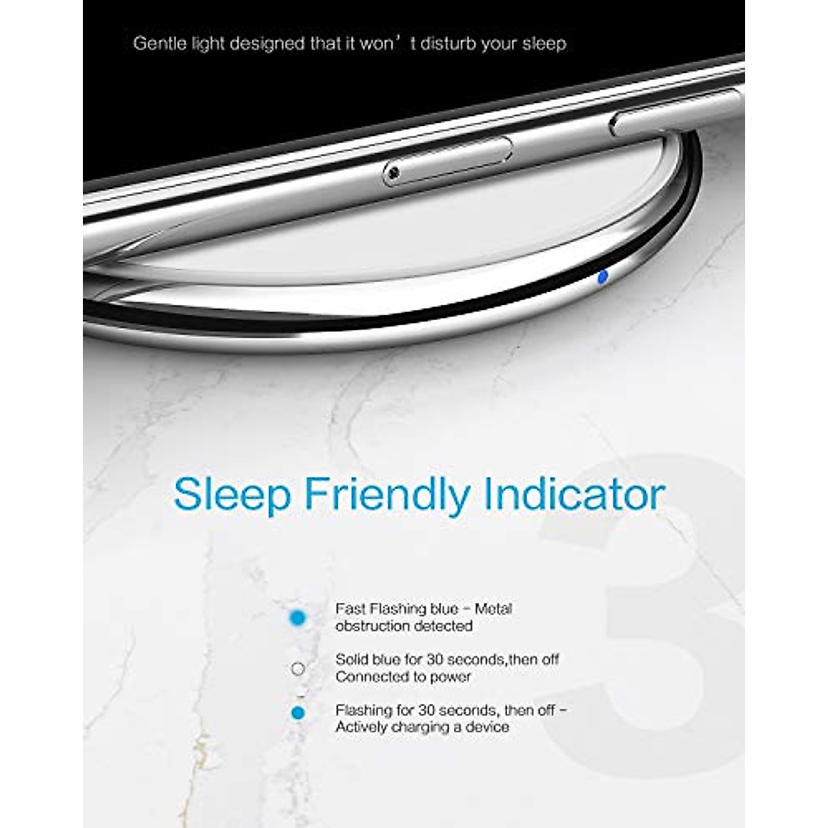 Fast Wireless Charger,Vebach Wireless Charging pad Compatible with iPhone 14/13/12 Pro Max/12/13/12 Mini/SE/11/11 Pro/XS/XR/8,Galaxy S20 S10 S9 S8, Note 10 Note 9 etc