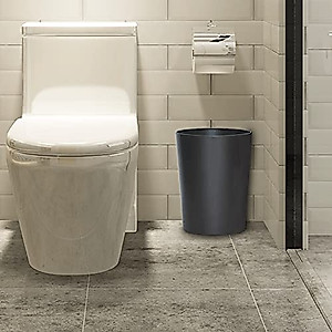 SEDLAV Trash Can, Bronze Metal, 11". Ideal Small Trash Can, for: Bathroom Trash Can, Office Trash Can, Bedroom Trash Can, Trash Cans