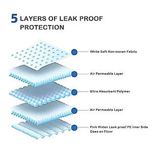 BinetGo Puppy Pads Disposable Puppy Training Pads 13" x 18" -100 Count Puppy Pads | Premium Puppy Potty Training Pads，Potty Pads Bed Pads, Underpads Ultra Absorbent Incontinence Pet Training Pads