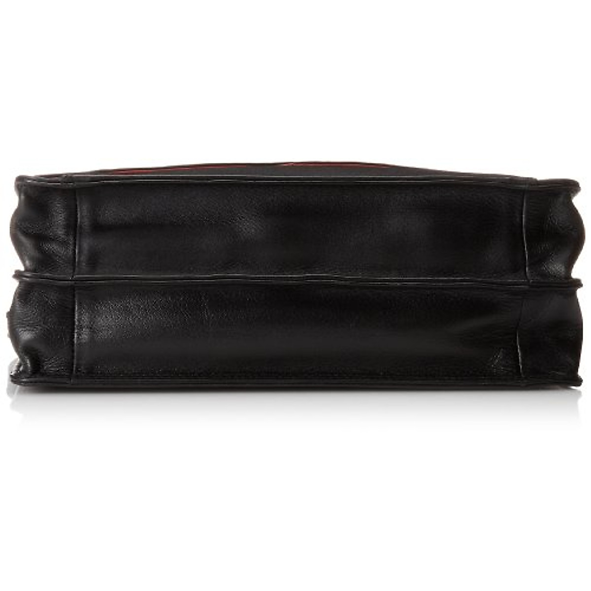 Derek Alexander EW Flap Organizer, Black/Red, One Size