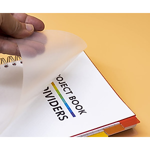 Pukka Pad B5 Subject Notebook with 10 Repositionable Dividers for Organization – 400 Perforated Pages of 80GSM Paper – 200 Sheet Notebook for School, Office, and Home – White, 7.48 x 9.84in