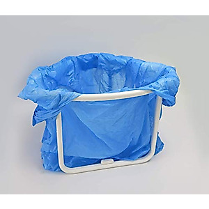 Tredoni Sink Waste Bin Mini Rack Trash Bag Holder - Countertop Desktop Rubbish Basket