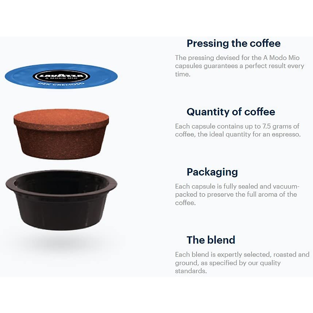 Lavazza A Modo Mio, Espresso Dek Cremoso, 2x16 capsules