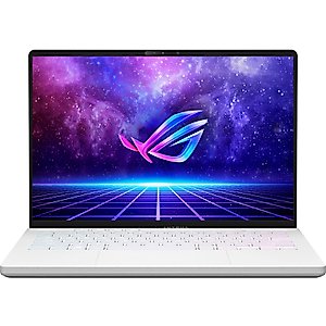 EXCaliberPC 2022 ASUS ROG Zephyrus G14 GA402RJ-G14.R96700 (AMD Ryzen 9 6900HS, 24GB RAM, 1TB NVMe SSD, AMD Radeon RX 6700S, 14" WQXGA 120Hz, Windows 11) Gaming Notebook - Moonlight White