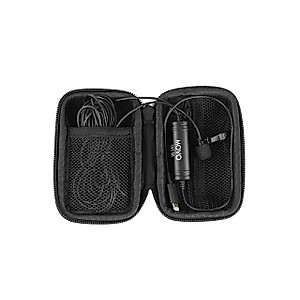 Movo LV1-DI High Fidelity Digital Lavalier Omnidirectional Clip on Microphone for iPhone with MFi Certified Lightning Connector Compatible with iPhone, iPad, iPod, iOS Smartphones and Tablets