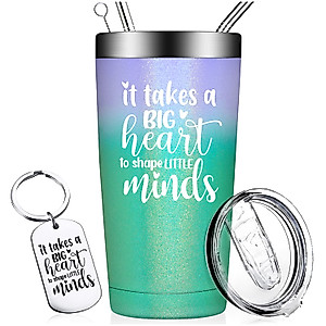 DOEARTE Teacher Appreciation Gifts - Teacher Gifts for Women - Thank You Gifts Ideas for Teachers - Christmas Gifts for Teacher - 20oz Insulated Teacher Tumbler