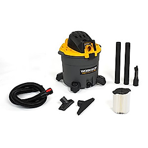 WORKSHOP Wet/Dry Vacs Vacuum WS1600VA High Capacity Wet/Dry Vacuum Cleaner, 16-Gallon Heavy-Duty Shop Vacuum Cleaner, 6.5 Peak HP Wet and Dry Vacuum