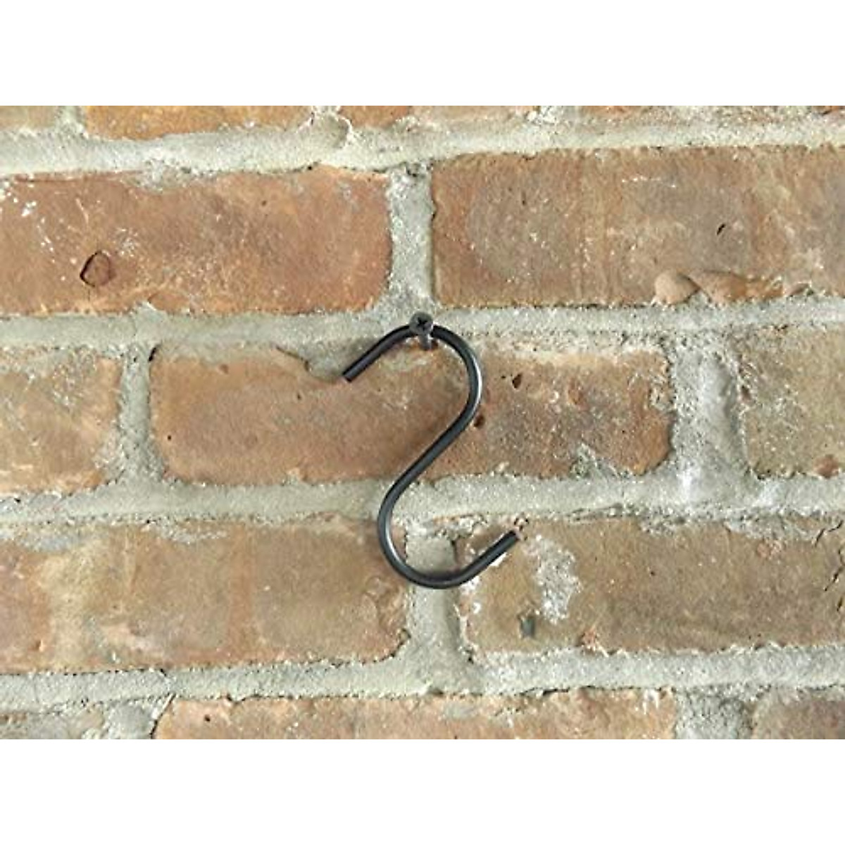 NAHANCO SHKSMRS12 Heavy Duty Steel S Hook Hanger, Gunmetal Finish, 4" (12 Pack)