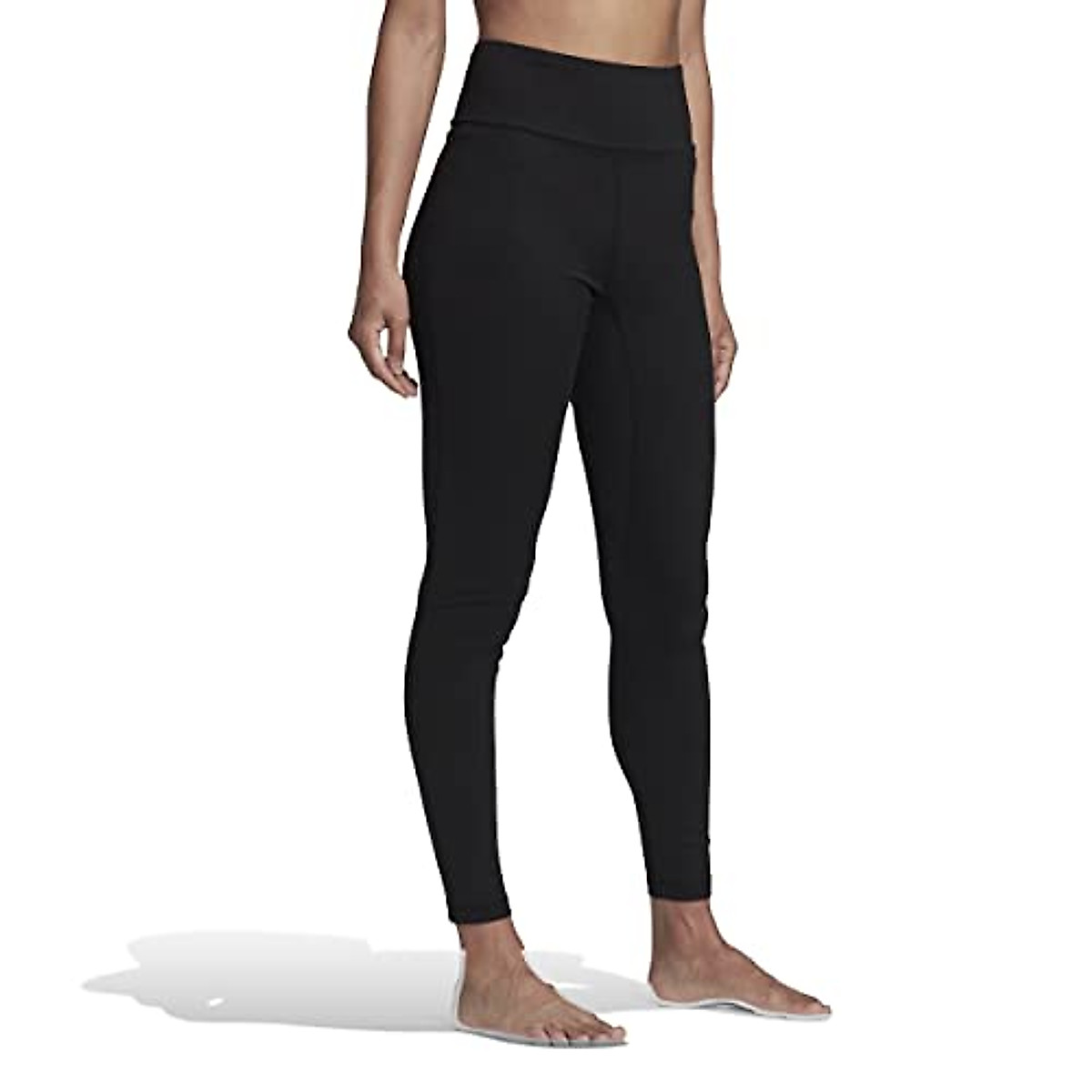 adidas womens Yoga High Waisted Tights Leggings, Core Black, X-Small US