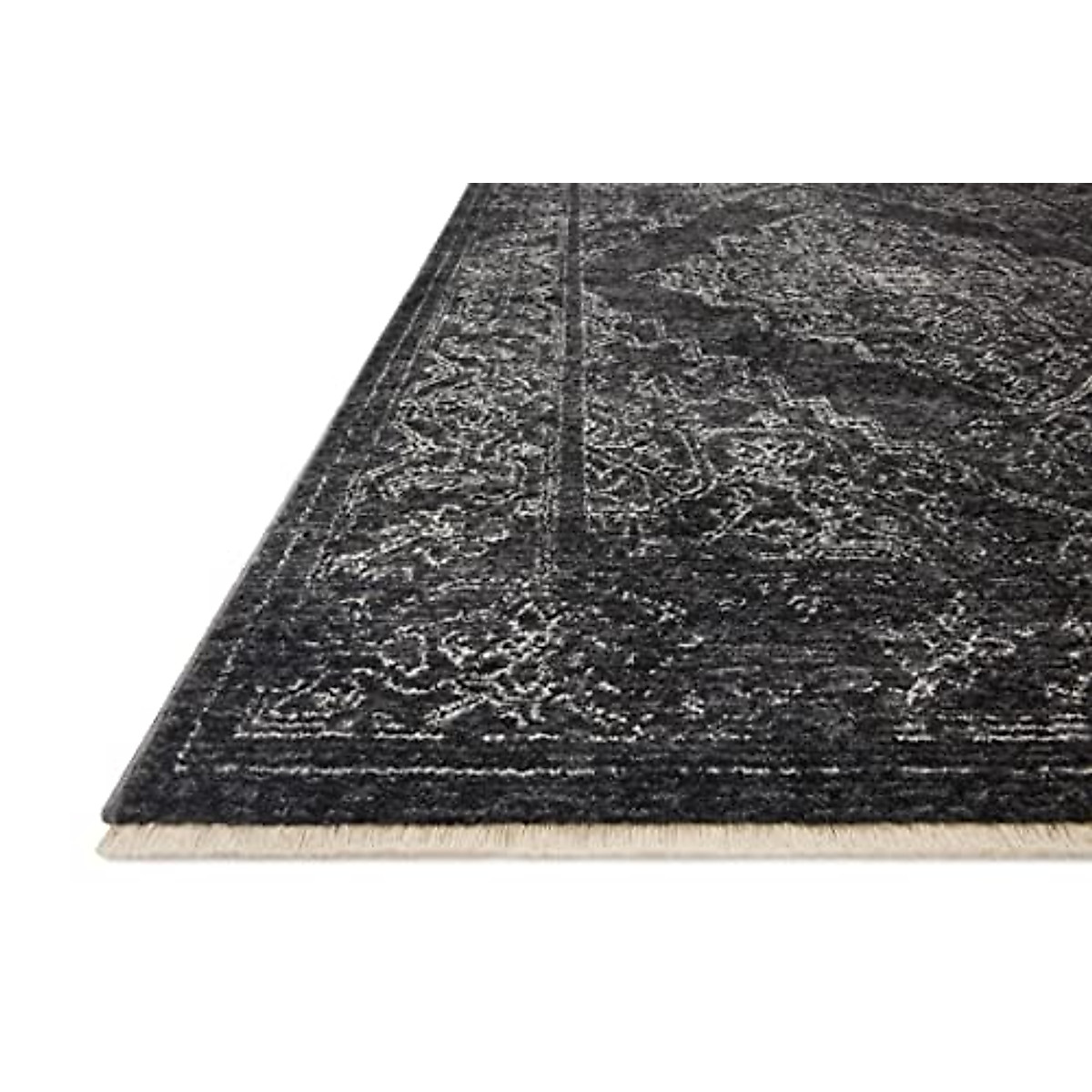 Loloi II Vance Collection Charcoal/Dove 5'-3" x 7'-9" Area Rug