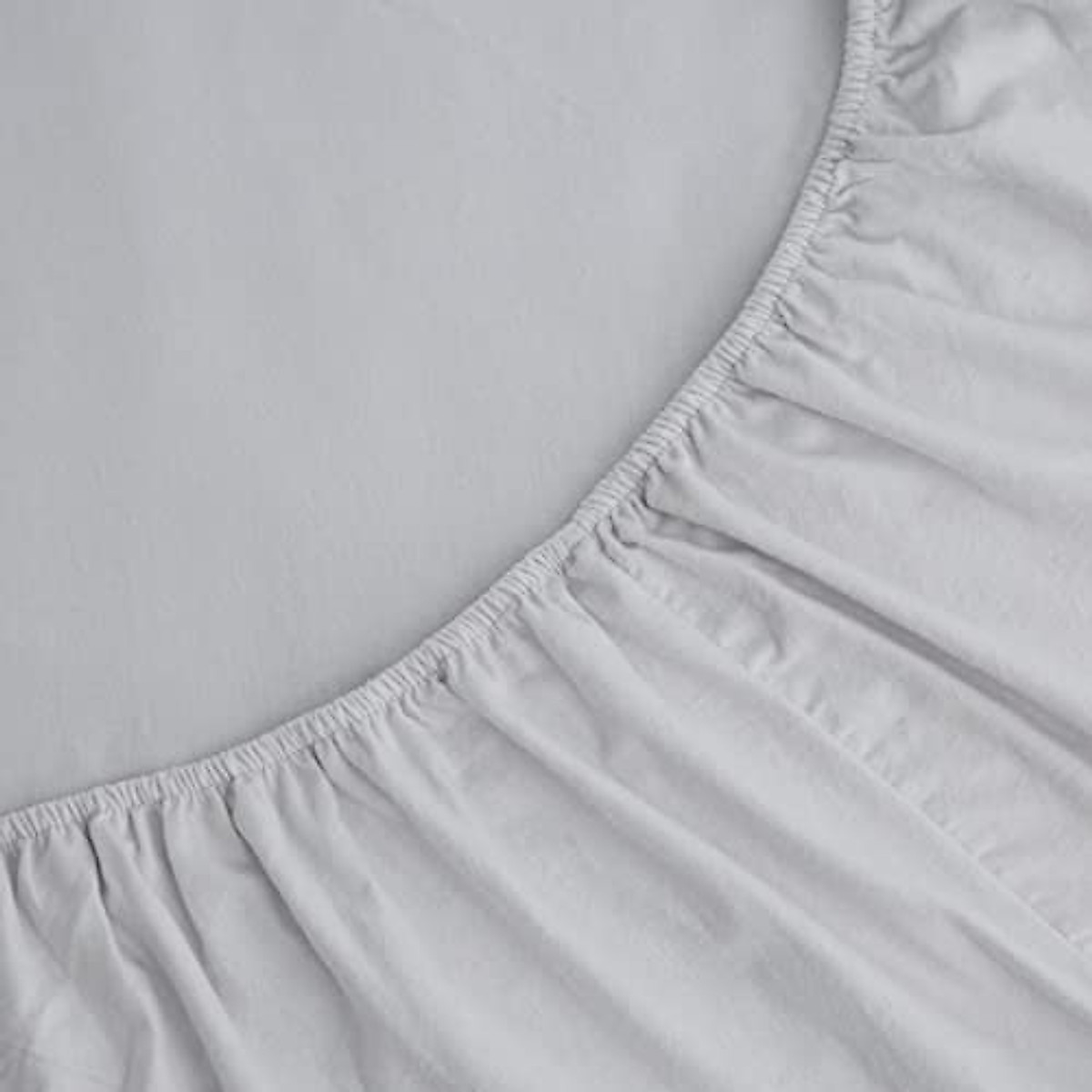 Laura Ashley Home - King Sheets, Cotton Flannel Bedding Set, Brushed for Extra Softness & Comfort (Grey, King)