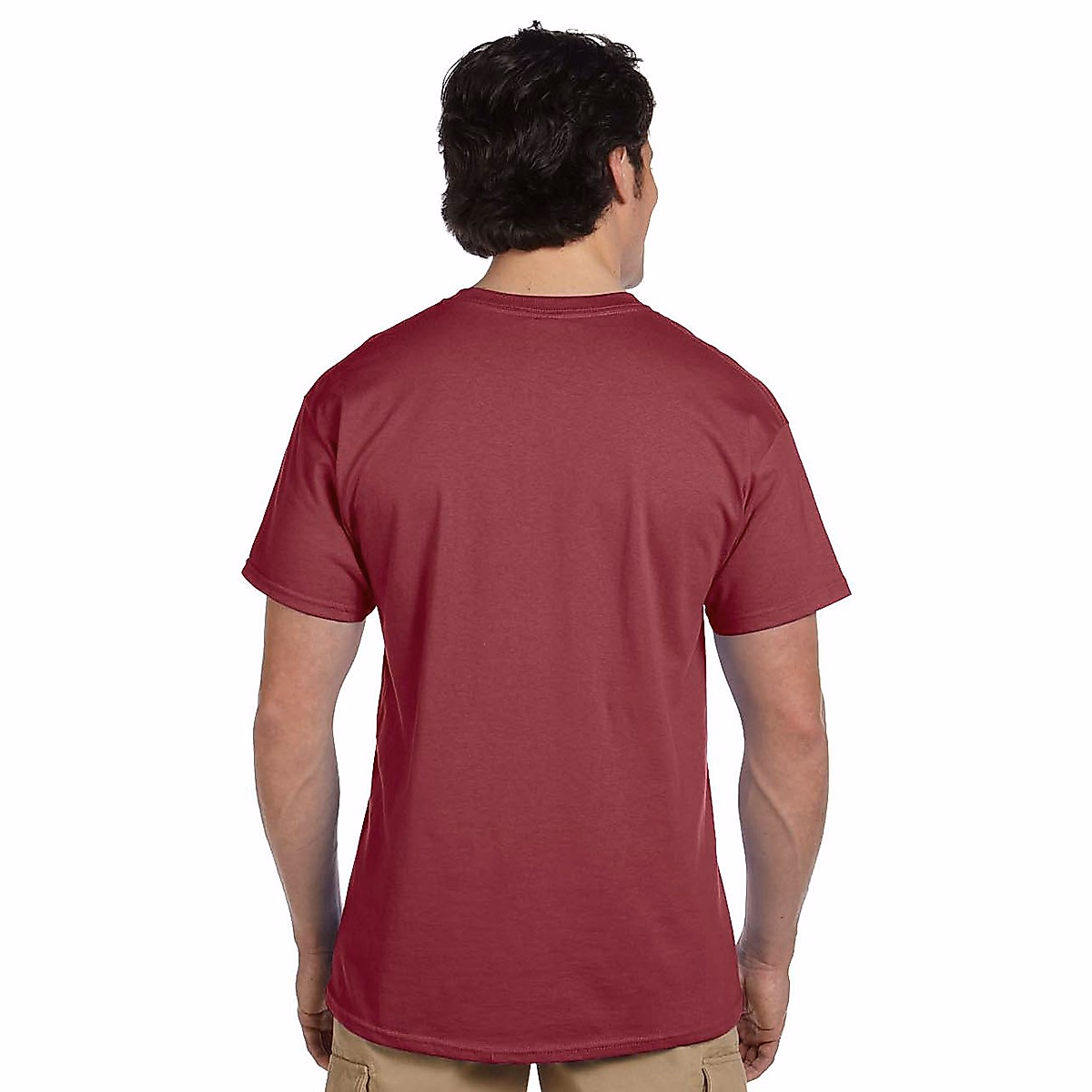 Hanes Unisex 50/50 T-Shirt,HEATHER NAVY,L