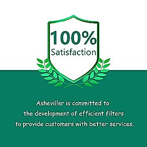 Asheviller MK04 MG04JH True HEPA Replacement Filter, Compatible with AROEVE MG04JH MK04 Air Purifier, Compare to Part# MK04LX, 2Pack (MK04 Green)