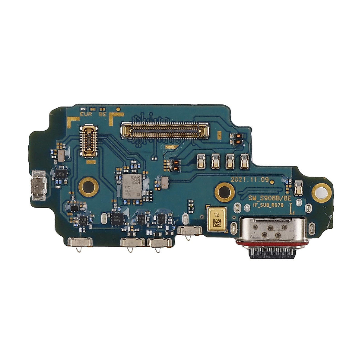 Duotipa [New] USB Charger Dock Connector for Samsung Galaxy S22 Ultra 5G USB Charging Port Flex Cable Replacement for SM-S908U Charger Dock Board Connector