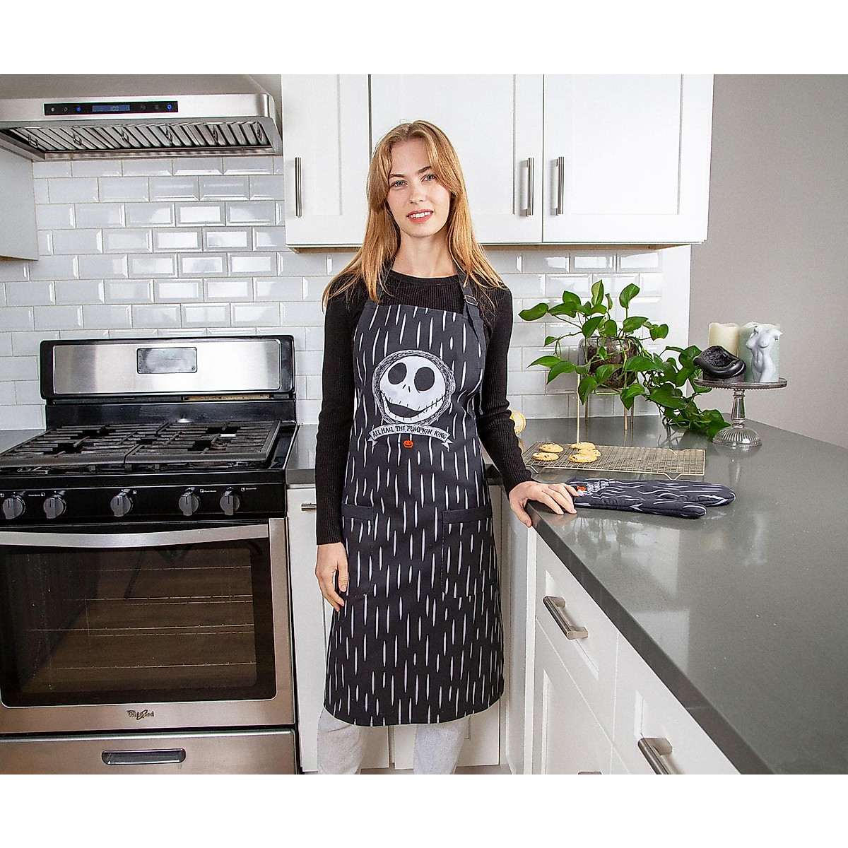 Disney The Nightmare Before Christmas Jack Skellington Kitchen Cooking Apron