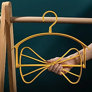 iplusmile Clothes Hanger Rack Drying Rack Clothing 2pcs Clothes Drying Rack Plastic Clothes Hangers Multifunctional for Hanging Sweaters Shoes Towels Diapers Bra Scarf Laundry Drying Rack