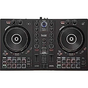 Hercules DJ Control Inpulse 300 | 2 Channel USB Controller, with Beatmatch Guide, DJ Academy and Full DJ Software DJUCED Included