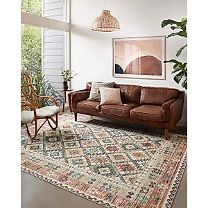 Loloi II Zion Ivory/Multi 7'-6" x 9'-6" Area Rug