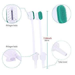wellgler Oral Care Single Use Suction Swab Toothbrush（20pcs）