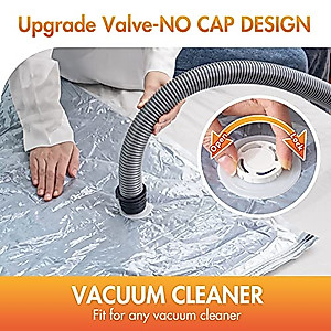 TAILI Hanging Vacuum Storage Bags Variety 4 Pack and Super Jumbo Vacuum Storage Bags 10 Pack, Meet Variety Storage Need, Protect Clothes and Bedding