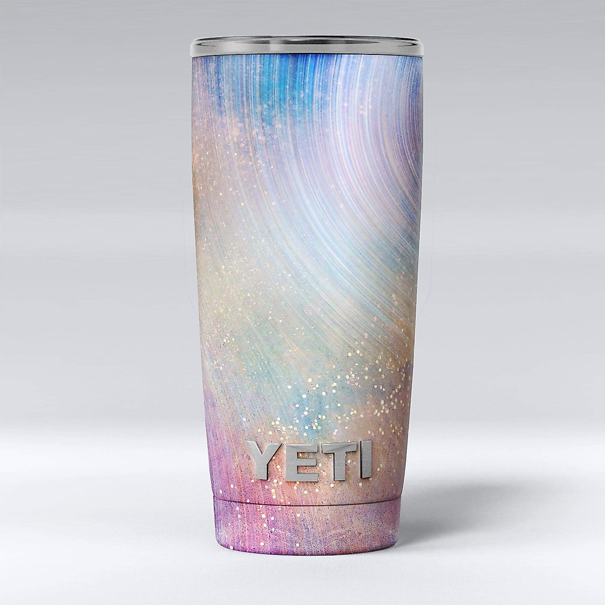 Design Skinz The Swirling Tie-Dye Scratched Surface - Skin Decal Vinyl Wrap Kit Compatible with The Yeti Rambler Cooler Tumbler Cups