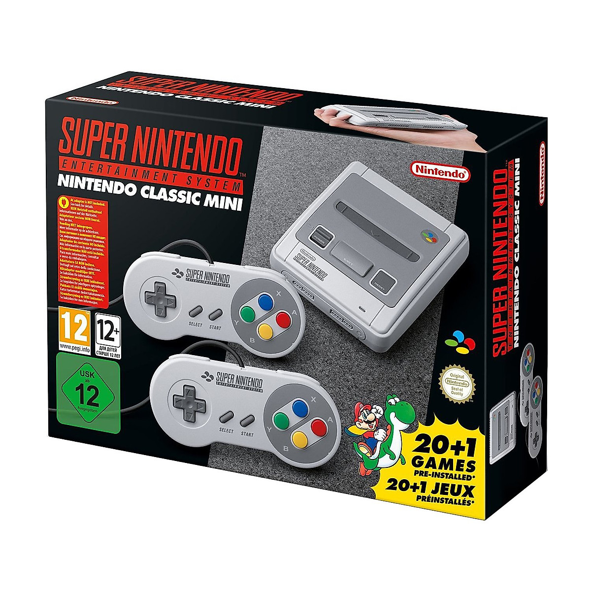 Nintendo Super Entertainment System SNES Classic Edition with 6-ft. Extension Cable