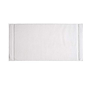 Amazon Commercial Cotton Bath Towel Set - Pack of 6, 27 x 54 Inches, 650 GSM, White