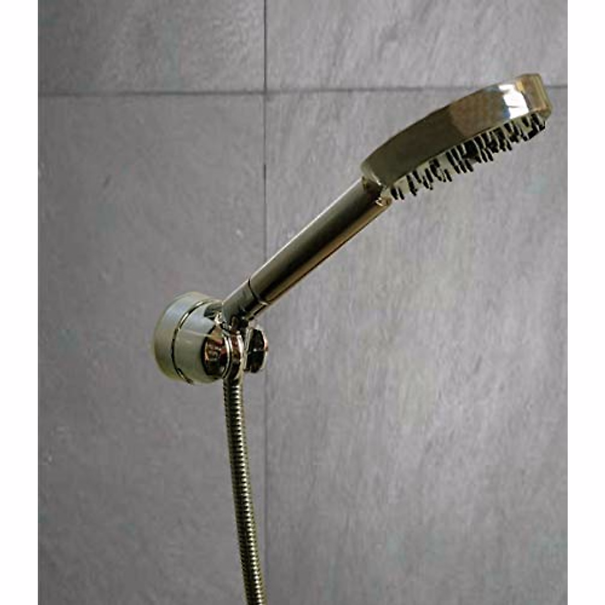 G-Sunny Brushed Nickel Handhold Shower Elbow Adapter Shower Head Elbow Adapter (135degree)