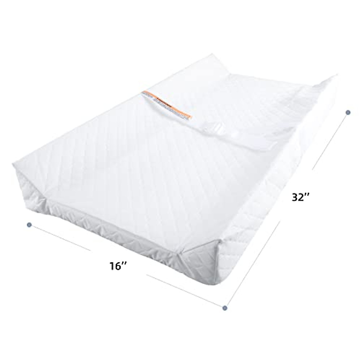 BBjixiang Baby Diaper Changing Table Pad with Waterproof Cover, Contour Changing Pad for Dresser Top 32”×16”