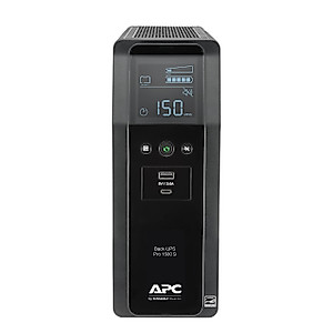 APC UPS 1500VA Sine Wave UPS Battery Backup and Surge Protector Power Strip Bundle