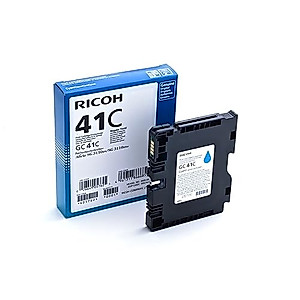 Ricoh 405762 Cyan Ink Print Cartridge Type GC 41C