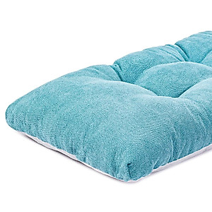 Kyaringtso Bench Cushion, Non-Slip Bench Cushions for Shoe Storage, Window Seat, Kitchen, Indoor, Outdoor Furniture (45" X 18", Teal, 1 Count (Pack of 1))