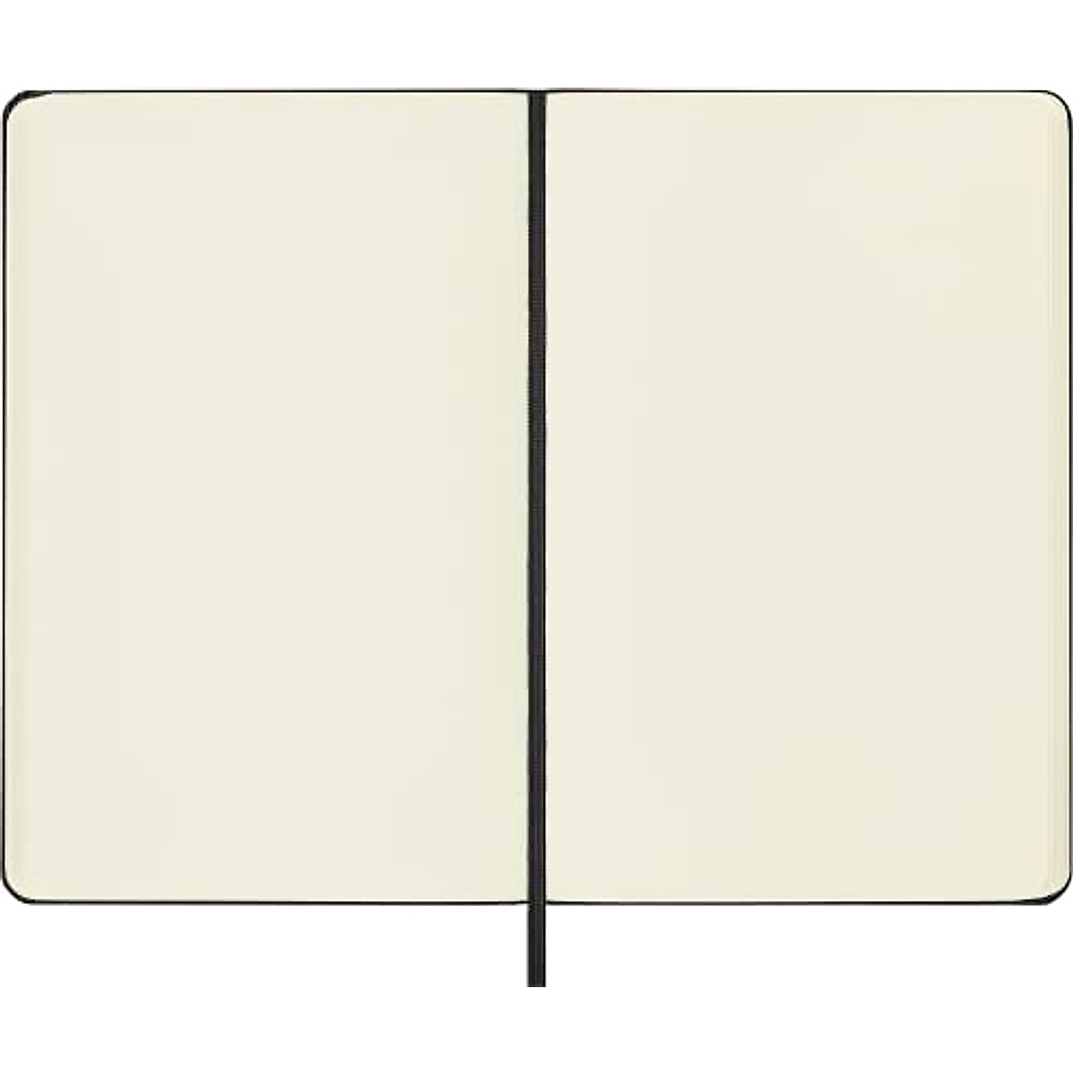 Moleskine Classic Notebook, Hard Cover, Medium (4.5" x 7") Plain/Blank, Black, 208 Pages