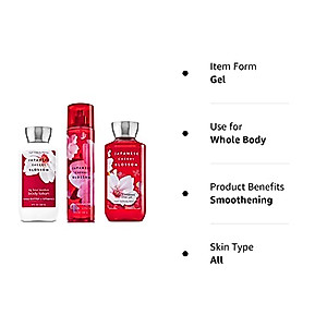 Bath & Body Works Japanese Cherry Blossom Set - Shower Gel 10 oz, Fragrance Mist 8 oz, Body Lotion 8 oz