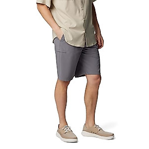 Columbia Men's Standard Grander Marlin II Offshore Short, City Grey, 38x10